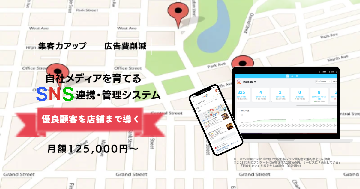 コスパ日本1 地域密着型SNS集客「cofucoma（コフコマ）」